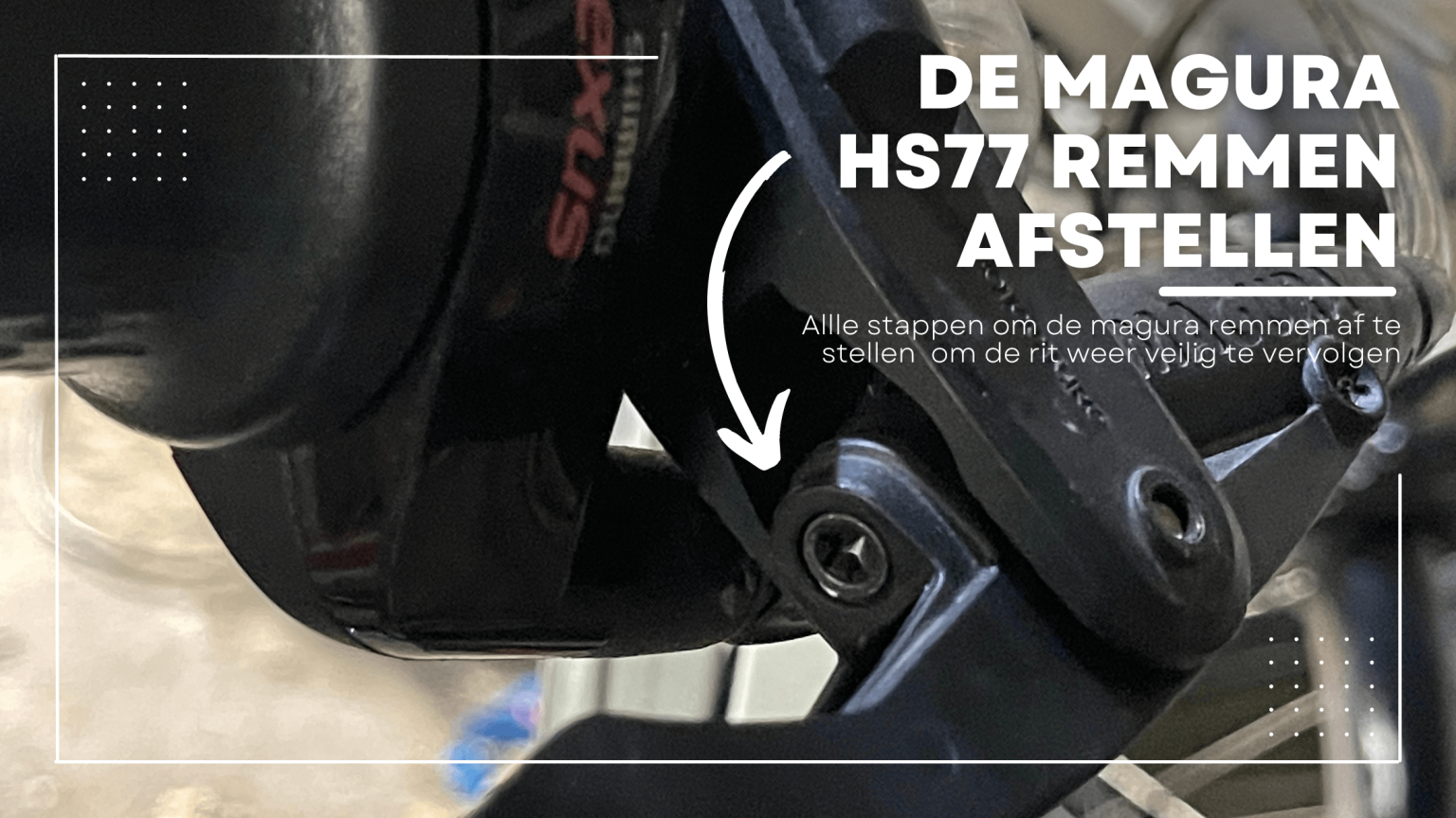 Magura HS77 remmen afstellen - Zelf leren